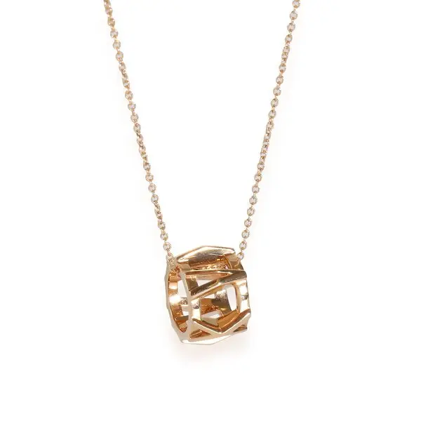 Tiffany & Co. Atlas Pendant Necklace - Rose_gold