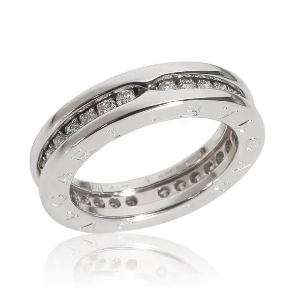 BVLGARI B.zero1 18k White Gold Diamond Ring