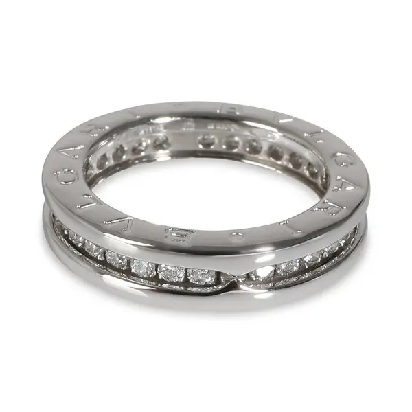 BVLGARI B.zero1 18k White Gold Diamond Ring - White_gold
