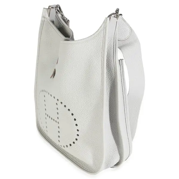 Hermès Gris Perle Clemence Evelyne Iii 29 Phw - Gray