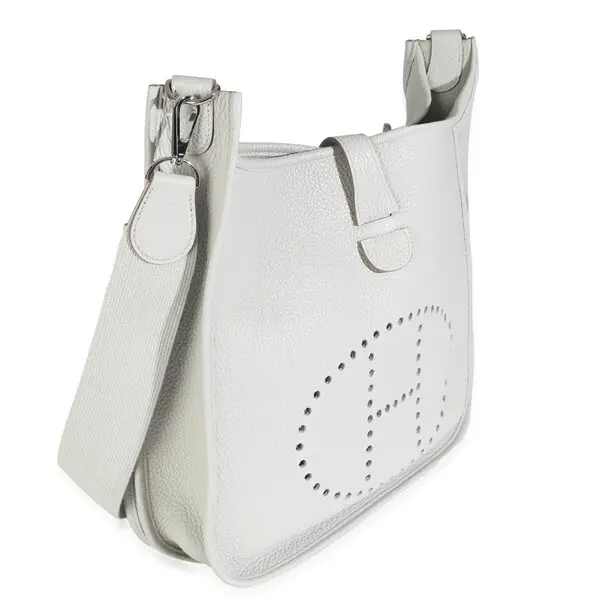 Hermès Gris Perle Clemence Evelyne Iii 29 Phw - Gray