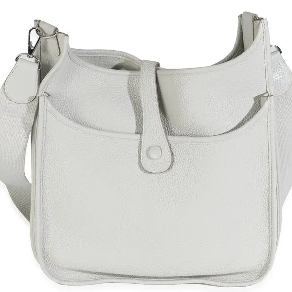 Hermès Gris Perle Clemence Evelyne Iii 29 Phw - Gray