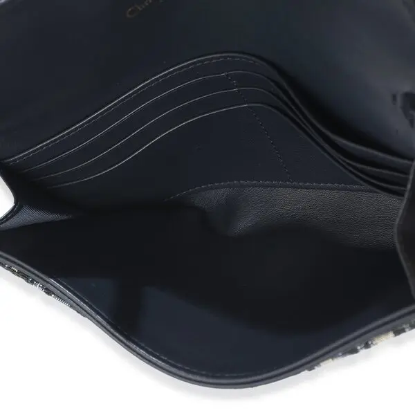 Dior Oblique Canvas Saddle Chain Pouch