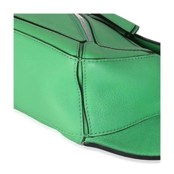 Loewe Calfskin Puzzle Belt Bag - Green