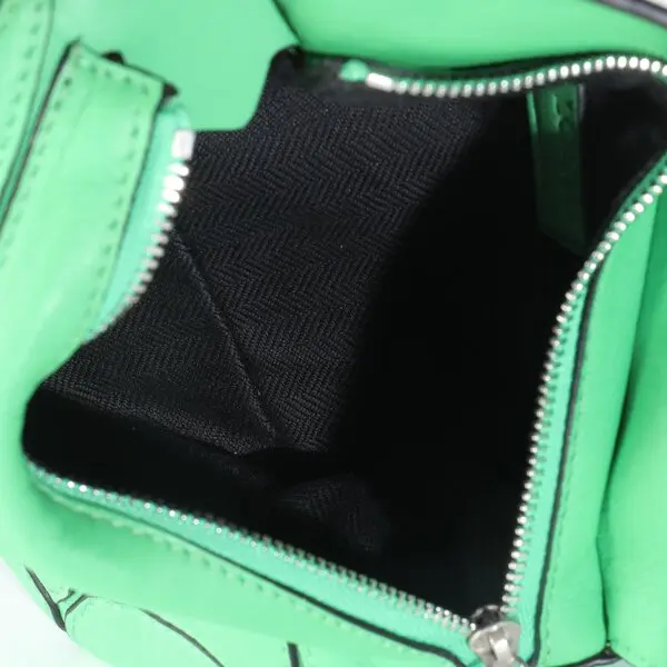 Loewe Calfskin Puzzle Belt Bag - Green