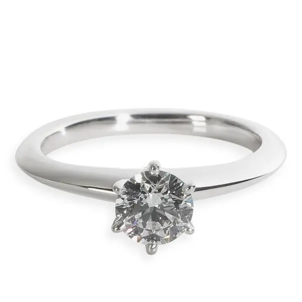 Tiffany & Co. 0.53 Ct Round Brilliant Diamond Engagement Ring - Platinum