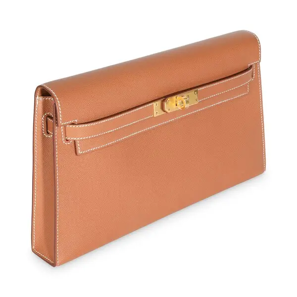 Hermès Gold Madame Kelly Elan Ghw - Brown