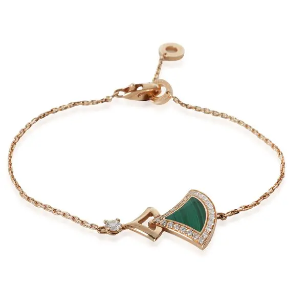 BVLGARI Rose Gold, Malachite, And Diamond Divas' Dream Bracelet - Rose_gold