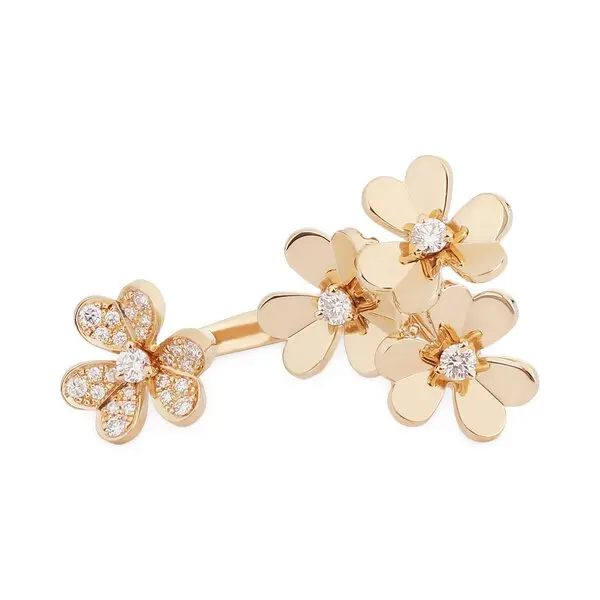Van Cleef & Arpels Frivole Between The Finger Ring - Yellow_gold