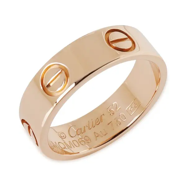 CARTIER 18k Rose Gold Love Ring