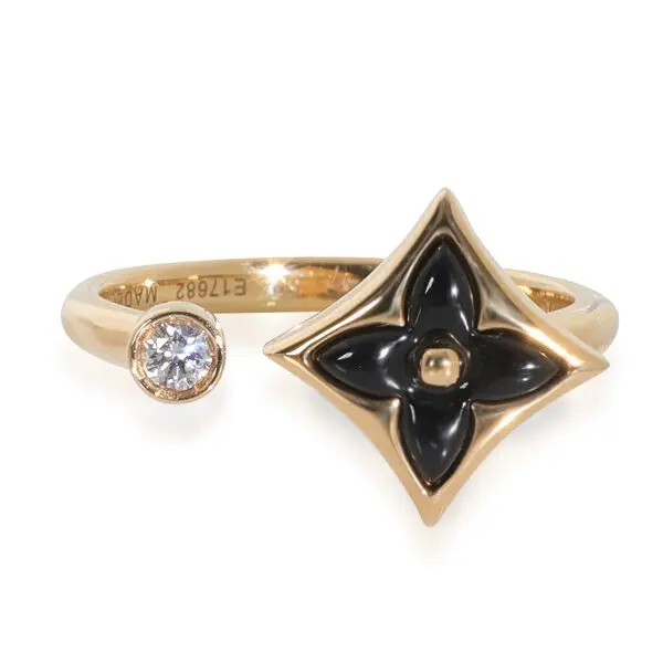 LOUIS VUITTON Color Blossom Mini Star Ring - Yellow_gold