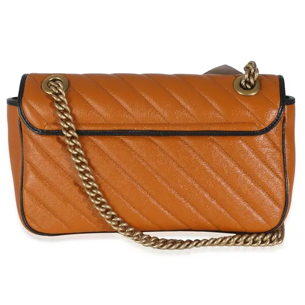 Gucci Gg Marmont Shoulder Bag - Brown
