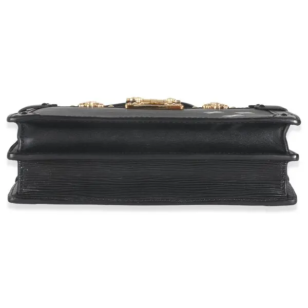 LOUIS VUITTON Epi Leather Trunk Clutch - Black