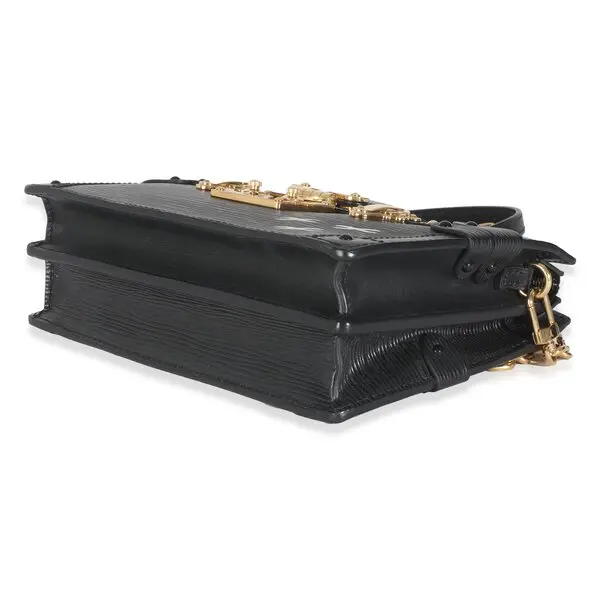 LOUIS VUITTON Epi Leather Trunk Clutch - Black