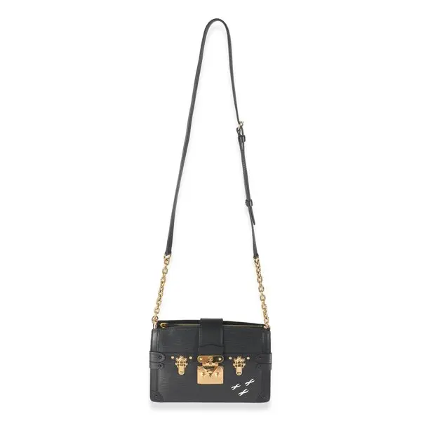 LOUIS VUITTON Epi Leather Trunk Clutch - Black