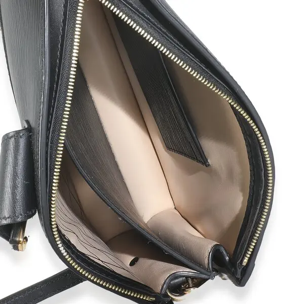 LOUIS VUITTON Epi Leather Trunk Clutch - Black