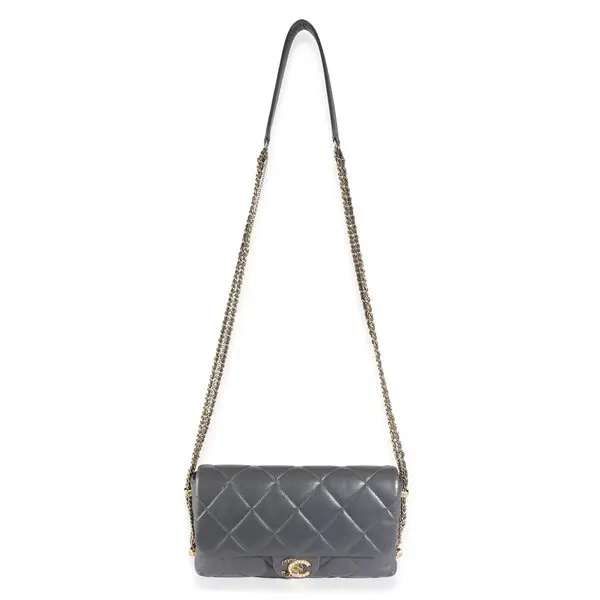 Chanel Quilted Lambskin Crush On Chains Flap Bag