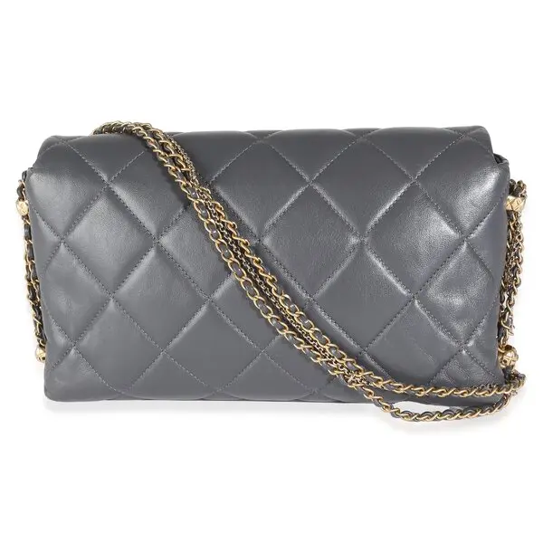 Chanel Quilted Lambskin Crush On Chains Flap Bag