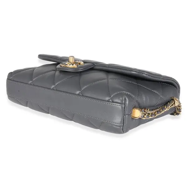 Chanel Quilted Lambskin Crush On Chains Flap Bag