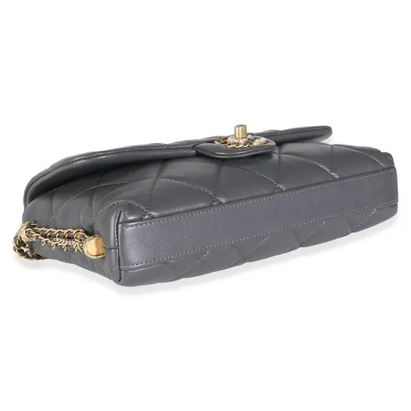 Chanel Quilted Lambskin Crush On Chains Flap Bag