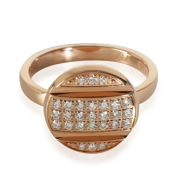 CHAUMET Class One 18k Rose Gold Diamond Ring - 18k_rose_gold