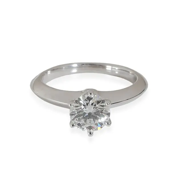 Tiffany & Co. 0.9 Ct Diamond Solitaire Engagement Ring - Platinum