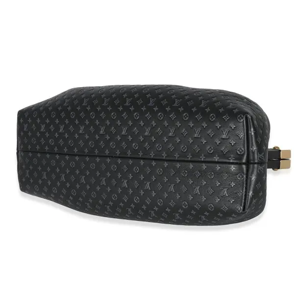 LOUIS VUITTON Embossed Calfskin Nanogram Clutch