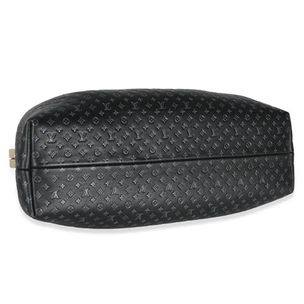 LOUIS VUITTON Embossed Calfskin Nanogram Clutch
