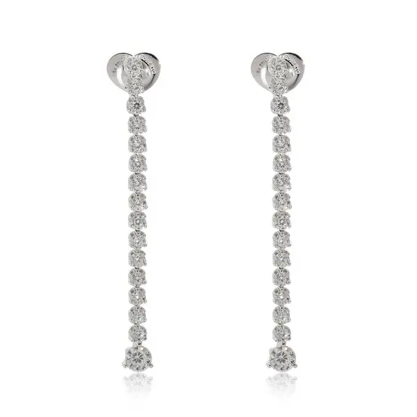 Roberto Coin Cento Tulip Drop Earrings 4 1/5 Ctw - White_gold