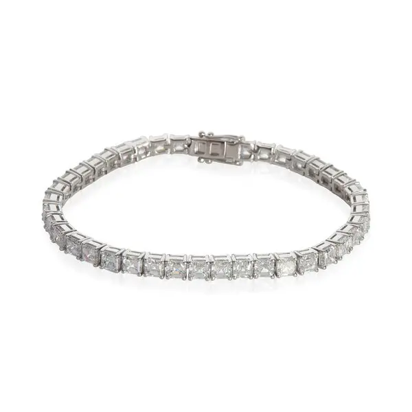 MYGEMMA 13.74 Ctw Lab-grown Diamond Bracelet - White_gold