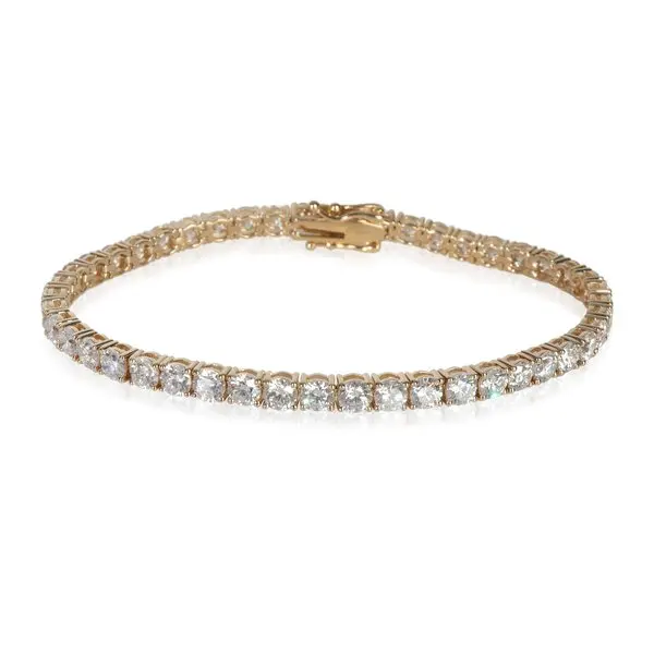 MYGEMMA 9.49 Ctw Lab-grown Diamond Bracelet - Yellow_gold