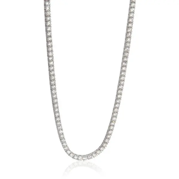 MYGEMMA 9.69 Ctw Lab-grown Diamond 14k White Gold Necklace - White_gold