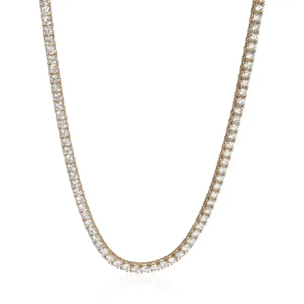 MYGEMMA 11.28 Ctw Lab-grown Diamond Yellow Gold Necklace - Yellow_gold