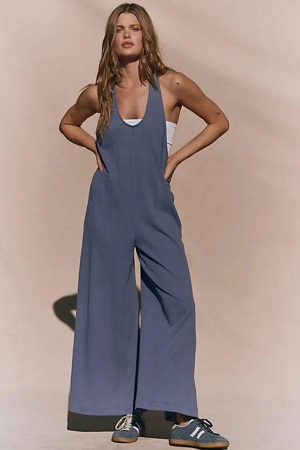 Free People Zena One-piece Jumpsuit - Rainfall