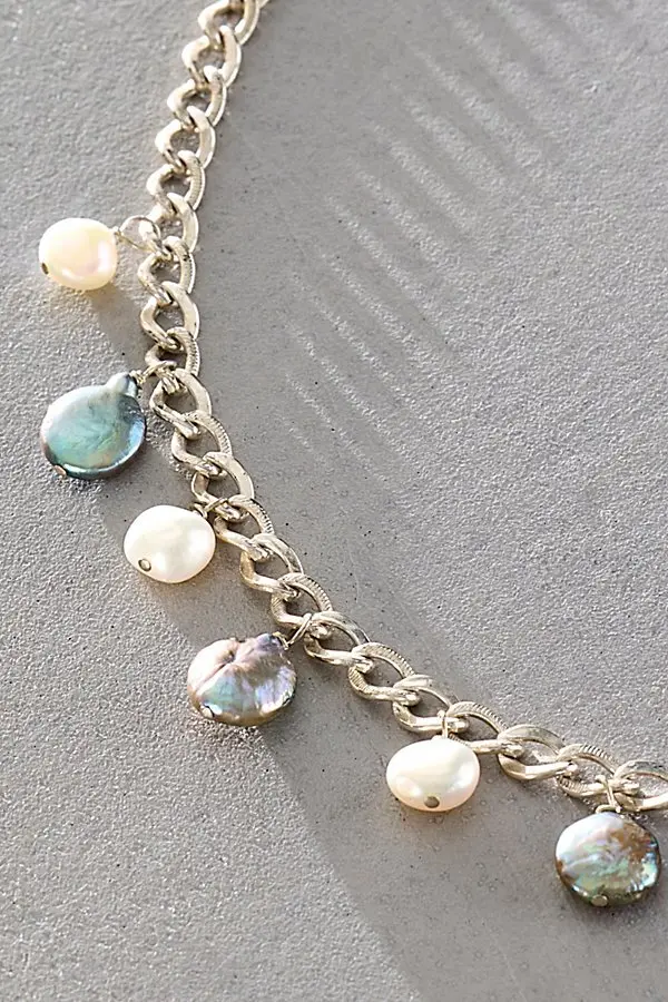 ATMA PREMA Pearl Charm Necklace