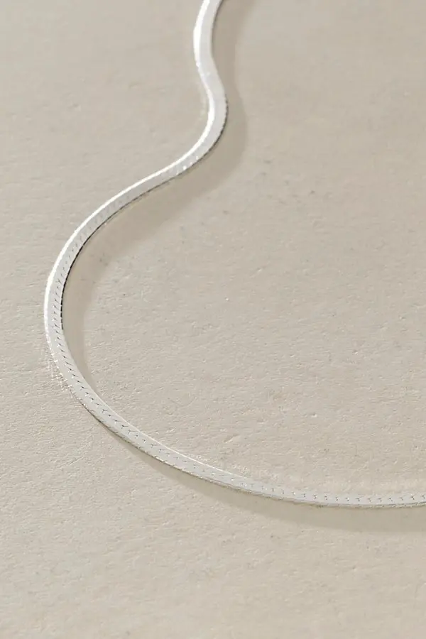 OXB JEWELRY Sterling Herringbone Necklace