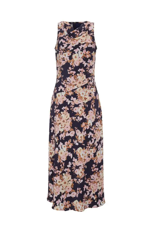 Cara Cara Crystal Printed Midi Dress
