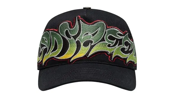 GODSPEED Neo Trucker Hat - Black/yellow/red