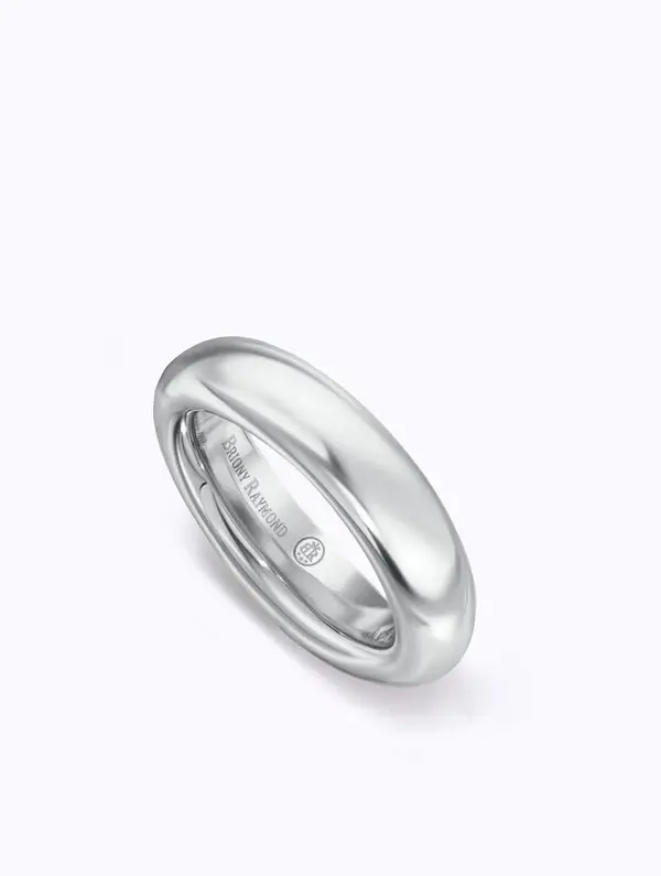 BRIONY RAYMOND Slim Sloan Ring - 18 Karat White Gold