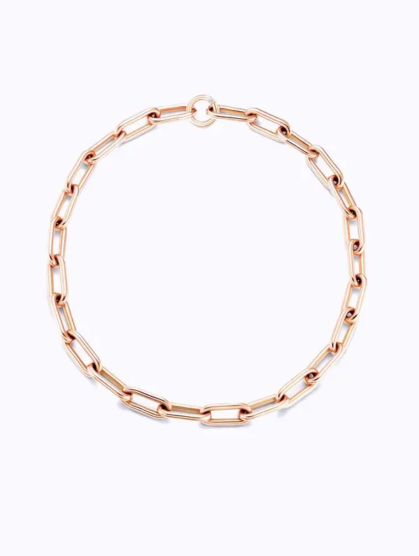 BRIONY RAYMOND Jumbo Link Necklace - 14 Karat Rose Gold