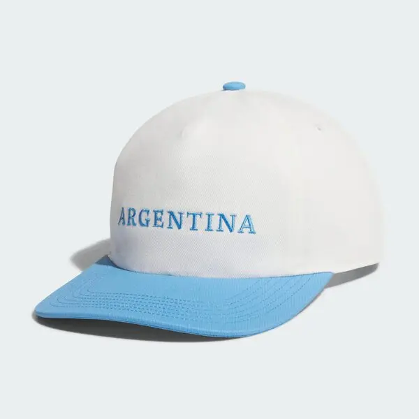 Adidas Argentina Tournament 5-panel Cap - Off White / Blue Burst