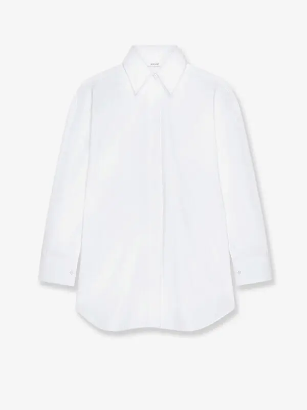 Givenchy Backless Cotton Shirt - Bianco