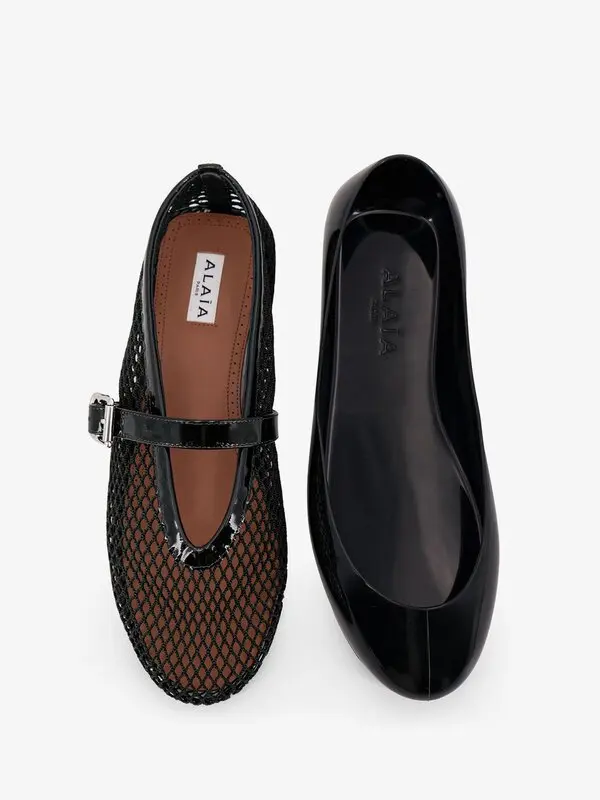 Alaïa Flat Mesh Ballerinas