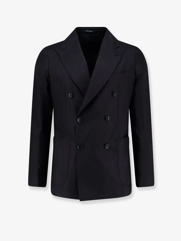 Tagliatore Virgin Wool, Silk And Linen Blazer