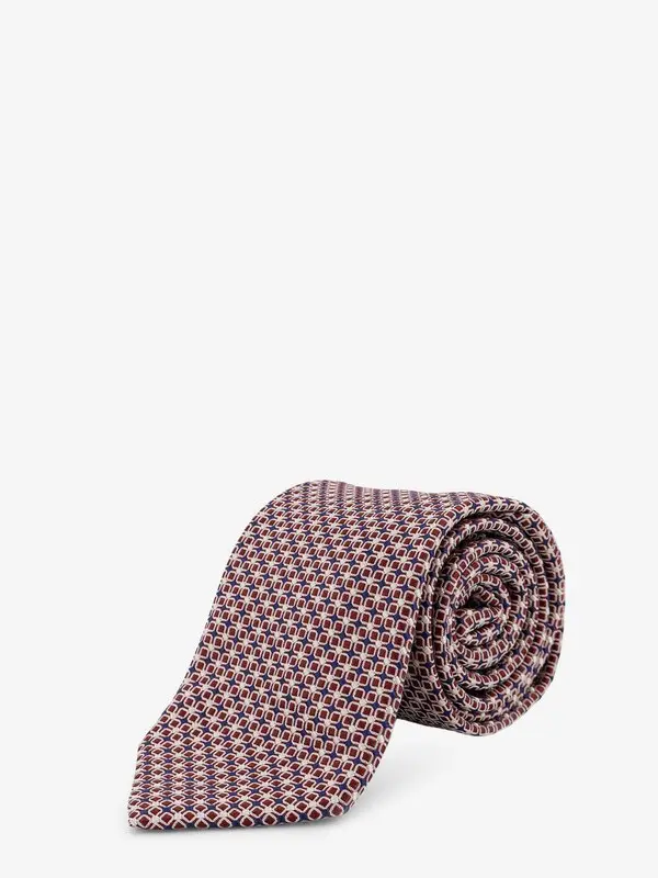 NUGNES 1920 Silk Tie - Red