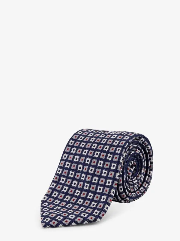 NUGNES 1920 Silk Neck Tie - Blue