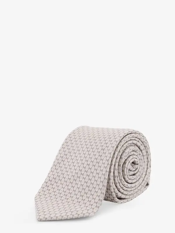 NUGNES 1920 Silk Necktie - Grey