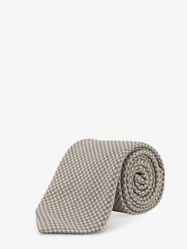 NUGNES 1920 Silk Tie - Grey