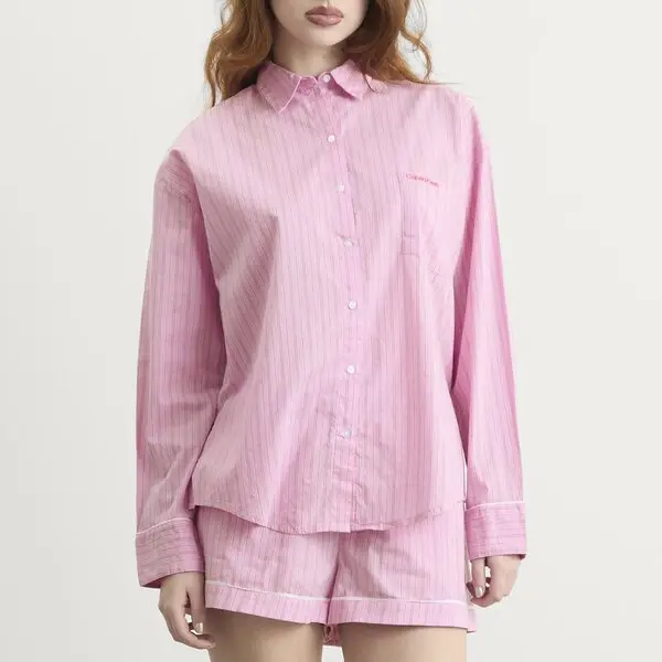 Calvin Klein Cotton Poplin Pyjama Set