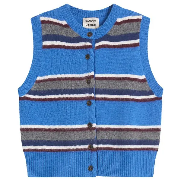 DAMSON MADDER Sofie Vest - Blue